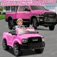 12V Dodge RAM 2500 Blue Kids Electric Car with Remote, Music & USB Port ...
