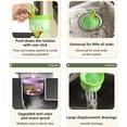 Agiufgs Sink Strainer ABS Rabbit, One-Touch Press for Hands-Free Waste ...