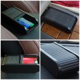 CATIEBYE 2Pcs Car Trunk Organizer Black Plastic Storage Box for Drivers ...