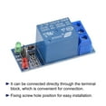 Uxcell Relay Module 1 Channel 5V Low Level Trigger Module Blue Relay Module Board for DSP, PLC 2 ...
