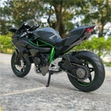 MAE 1:12 Kawasaki Ninja H2R Toy Motorcycle Diecast Metal Model Racing ...