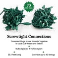Pro Christmas 5MM Wide Angle Conical LED Christmas Lights RY Connection ...