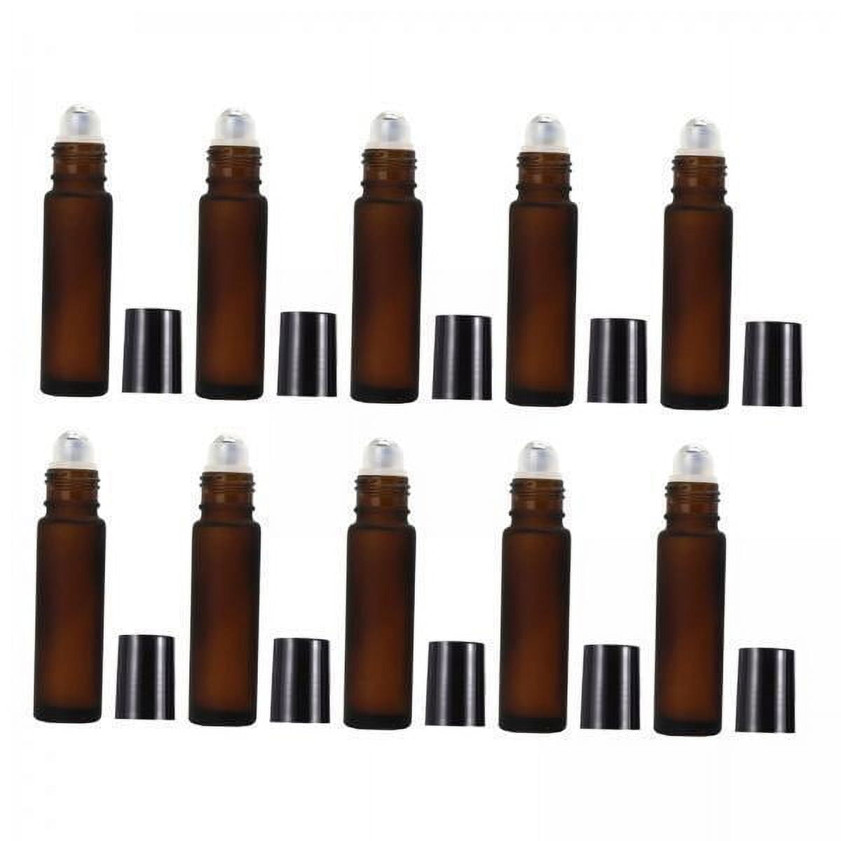 3 x 10 piezas de botellas de vidrio de 10 ml, rellenables, de acero ...