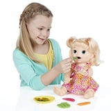 Baby Alive Super Snacks Snackin' Sara - Blonde Hair - Walmart.com