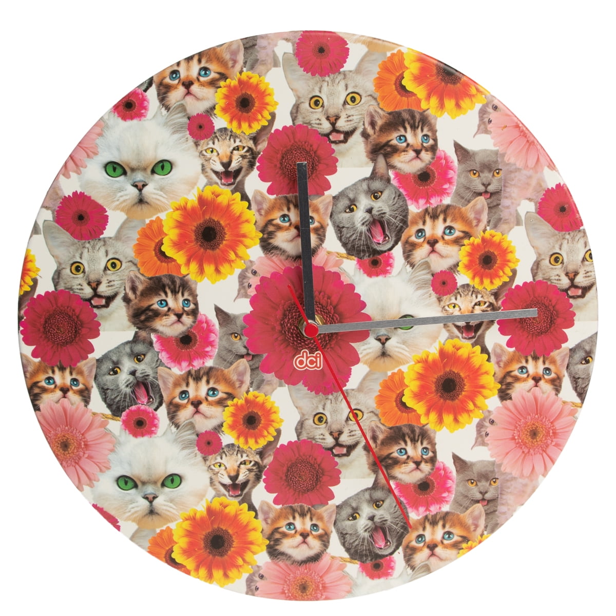 Décor Craft Funny Large Wall Clock Battery Operated Decorative Unique ...