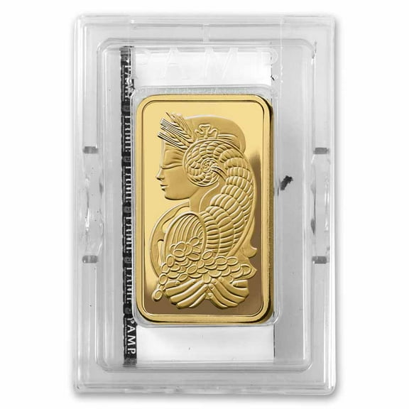 PAMP Suisse 1 oz Gold Bar, .9999 Fine Gold, Lady Fortuna, Veriscan ...