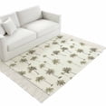 Bedroom Rug Carpet 3'x 5', Palm Trees Washable Floor Carpet with ...