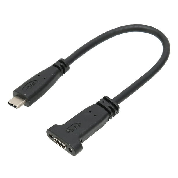 Cable tipo C Mto tipo CF, cable de extensión macho a hembra tipo CM a ...