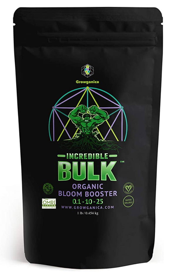 Growganica Incredible Bulk Organic Bloom Booster 0.1-10-25 - Walmart.com