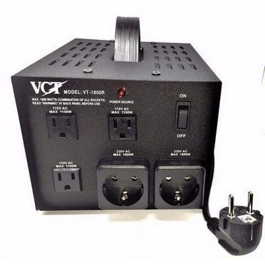 VCT VOD1000 - Heavt Duty 1000 Watt Voltage Transformer for Continuous ...