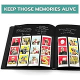 pbf Scrapbook Photo Album, Guest Book with Photo Insert, Black ...