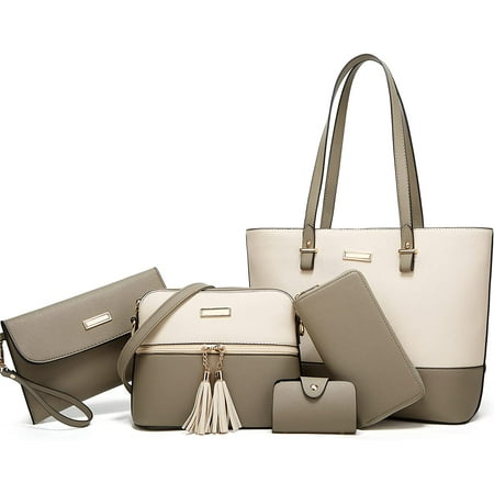 LZMY Purses and Handbags for Womens Satchel Shoulder Tote Bags Wallets ...