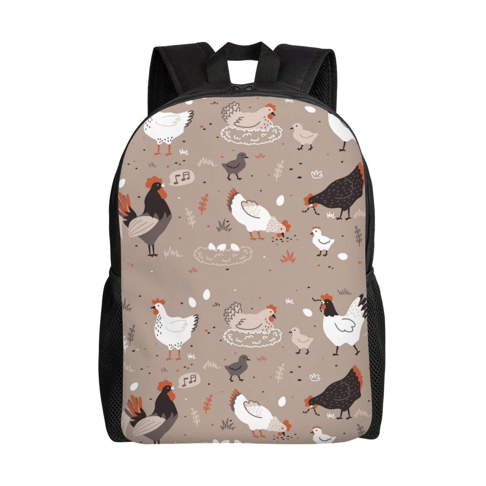 Disketp Chicken Mochila Unisex de Apertura Lateral Completa, Mochila ...