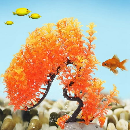 Bionic Water Plant, Artificial Bright Color Aquarium Artificial Water ...