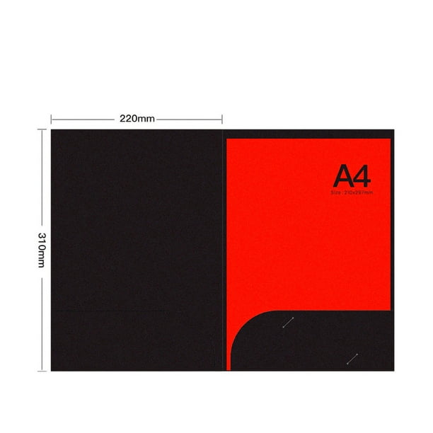Pocket Folder L Shaped Folder Bevel Design Built in Pocket Convenient ...