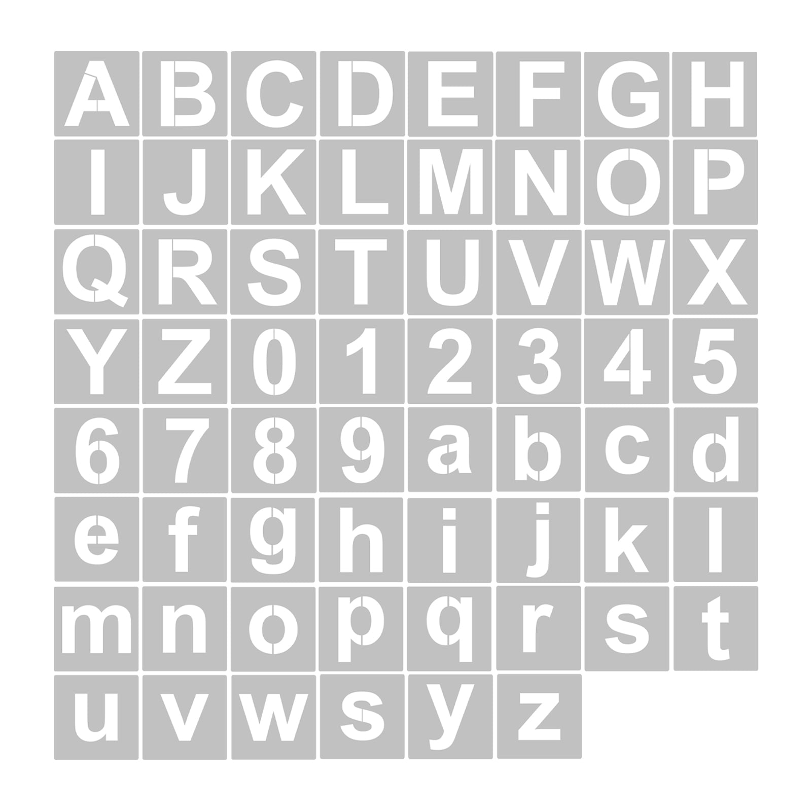 Click here for Amdohai 62pcs 3 Inch Letter And Number Stencils Re... prices
