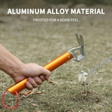 Kafsov 12-Inch Lightweight Aluminum Camping Hammer with Hook ...