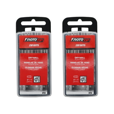 RotoZip GP8 1/8 inch Drywall Guidepoint Cutting Bits, 8-Pack - Walmart.com