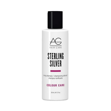 AG Hair Sterling Silver Toning Shampoo for Blonde & Silver Hair, 10 Oz ...