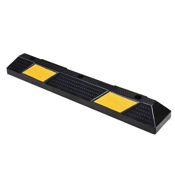 Yescom 36" Premium Rubber Parking Target Curb Garage Floor Stopper Car ...