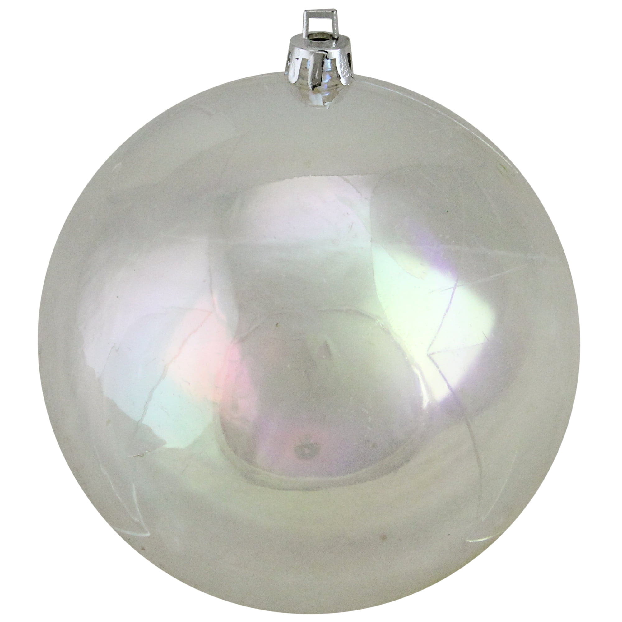 Clear Transparent Shatterproof Christmas Ball Ornament 4" (100mm ...