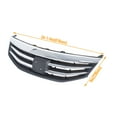 Kojem Chrome Front Upper Bumper Hood Mesh Grille Grill Radiator Face ...