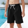 ASEIDFNSA Boys Linen Capri Pants with Drawstring Waist Loose Straight ...