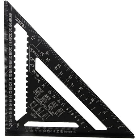 30cm Aluminum Alloy Triangle Protractor Set Square Carpenter Triangle ...