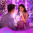 18-Color Dimmable Aurora Light Projector with Remote for Bedroom Mood ...