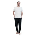 George Men's Solid Knit Pajama Pants Sizes S-2XL with Elastic Waist and ...