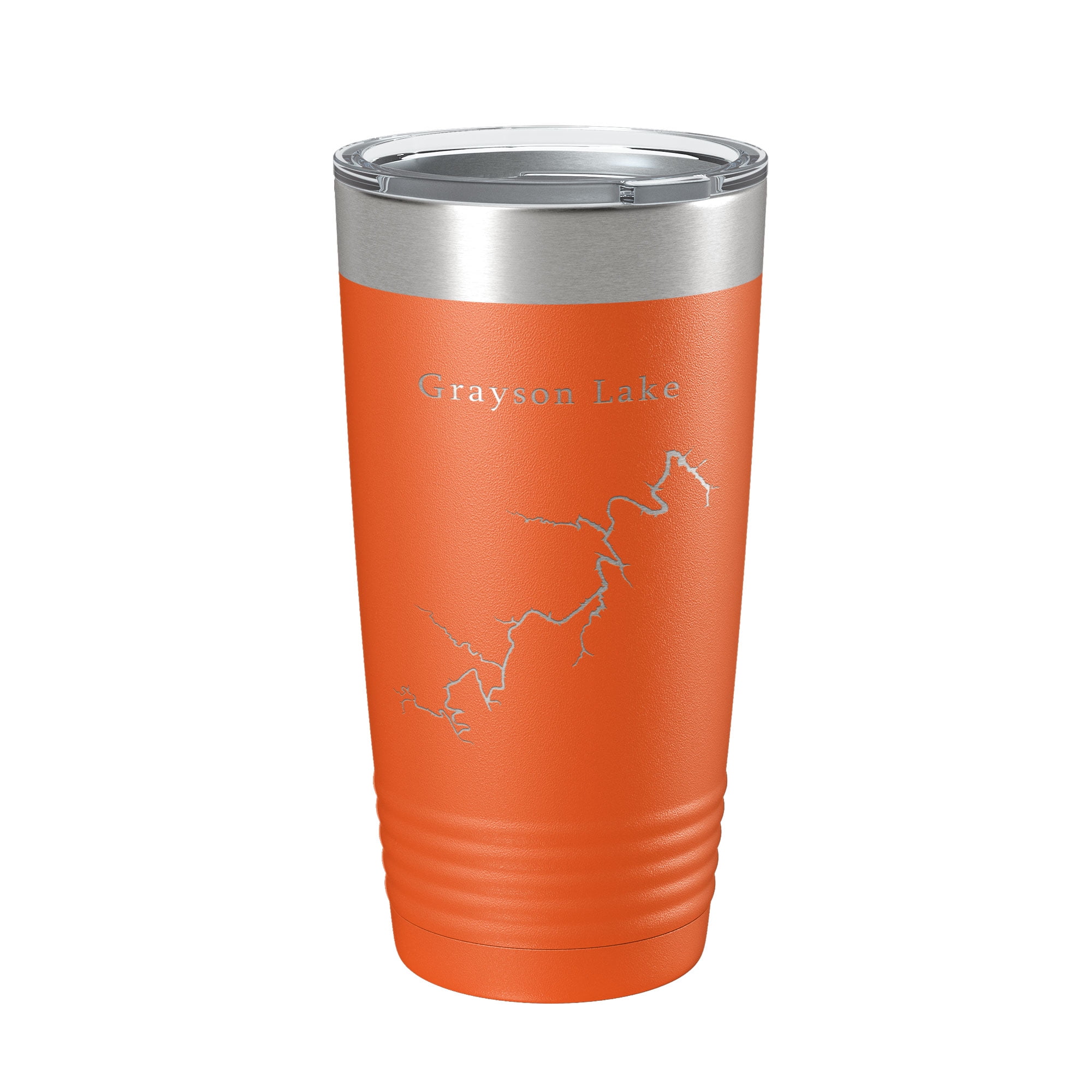 Grayson Lake Map Tumbler Travel Mug Insulated Laser Engraved Coffee Cup ...