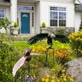 Garden Eagles Stake Ornament Art Bird Flapping Windmill Outdoor Metal ...
