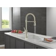 Delta 9684-Dst Renaldi 1.8 GPM Single Hole Pre-Rinse Kitchen Faucet ...