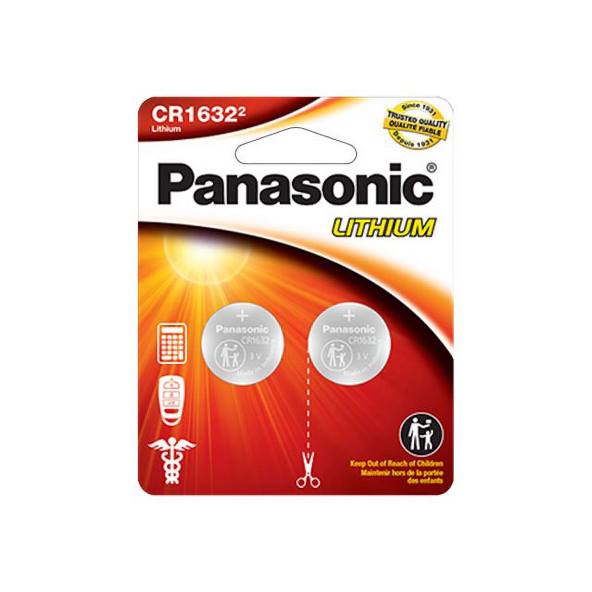 Click here for Panasonic Cr1632 - Battery Cr1632 - Li (Pack Of 2) prices