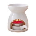 Wax Melt Warmer Tea Light Holder Ceramic Oil Burner Aroma Diffuser with ...