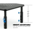 FITUEYES Large-Screen Adjustable Monitor Stand with Drawer - Metal ...