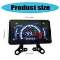 Motorcycle Digital Instrument Panel Gauge Clear Display Speedometer ...