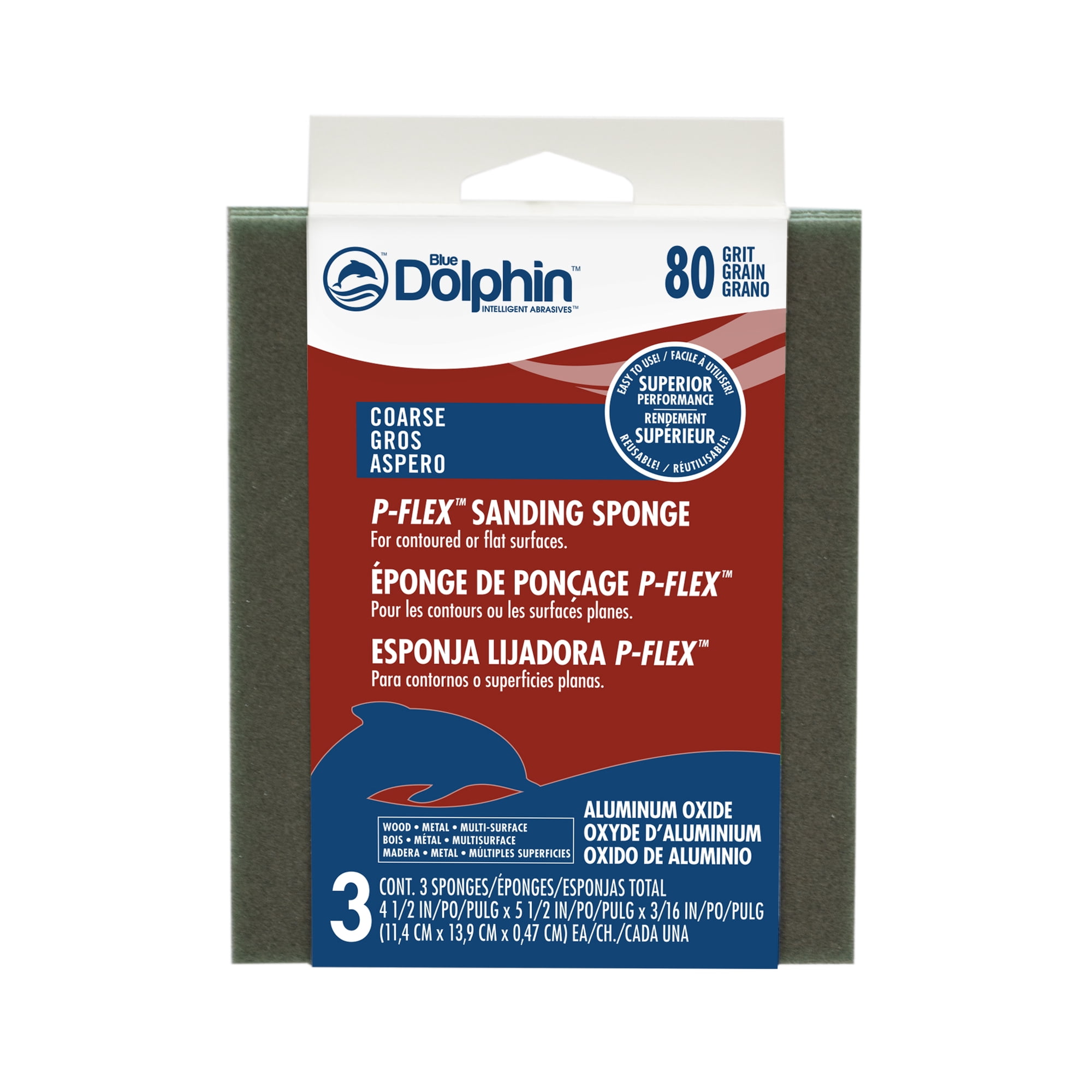 Click here for Blue Dolphin P-Flex Sanding Pad 80 Grit (5-1/2 X 4... prices