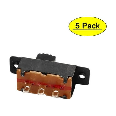 10Pcs 2 Position 3P SPDT Micro Slide Switch Latching Toy Switch 8mmx4mmx4mm - Walmart.com