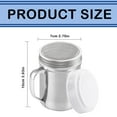 FURNIX 6Oz Stainless Steel Fine Mesh Dredges Shakers For Cinnamon Flour ...