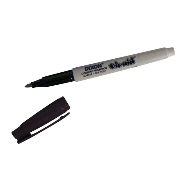 Ticonderoga Vis Aid Non-Toxic Overhead Odorless Projector Marker, Fine ...