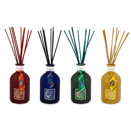 Harry Potter Hogwarts House 4-Piece Premium Reed Diffuser Set | Walmart ...