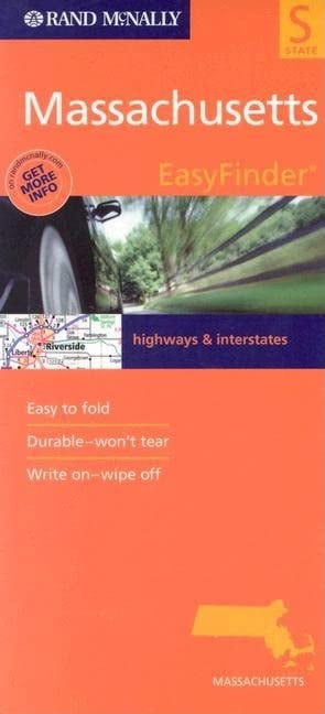 Pre-Owned Easyfinder S: Rand McNally Easy to Fold: Massachusetts (Laminated Fold Map) (Other ...
