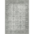 BERTHMEER 8'x10' Vintage Distressed Gray Rugs for Living, Dining ...