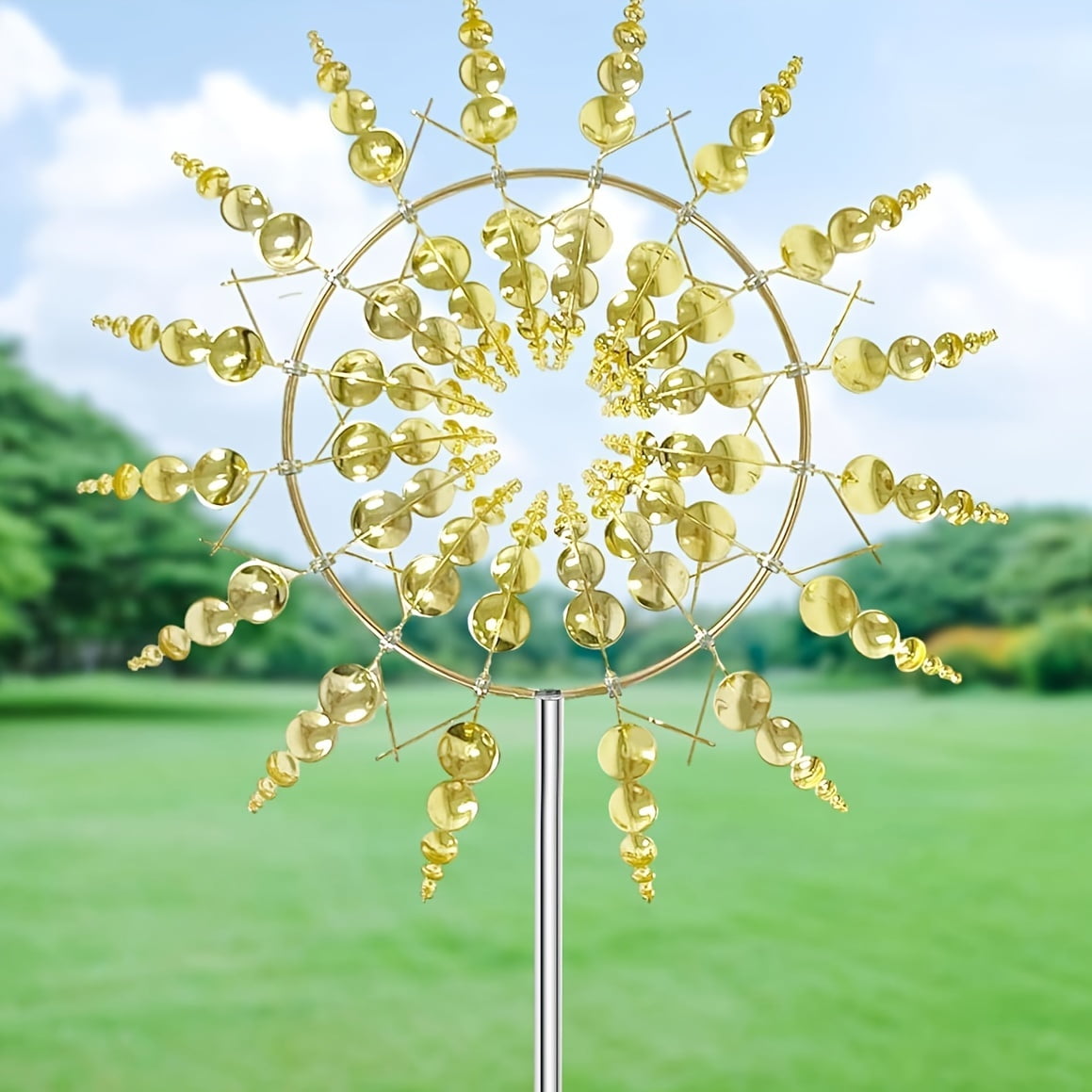 Click here for Grm 1pc Magical Metal Windmill  3d Metal Outdoor W... prices
