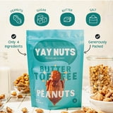 Yay Nuts Butter Toffee Peanuts, Sweet Crunchy Snack, 1 lb Resealable ...