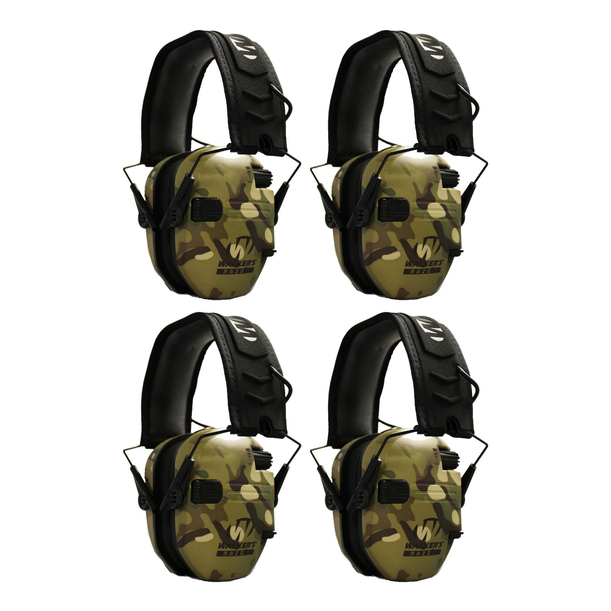 Walker's Razor Slim Electronic Shooting Muffs 4-Pack (Multi Cam Camo Tan) - Walmart.com