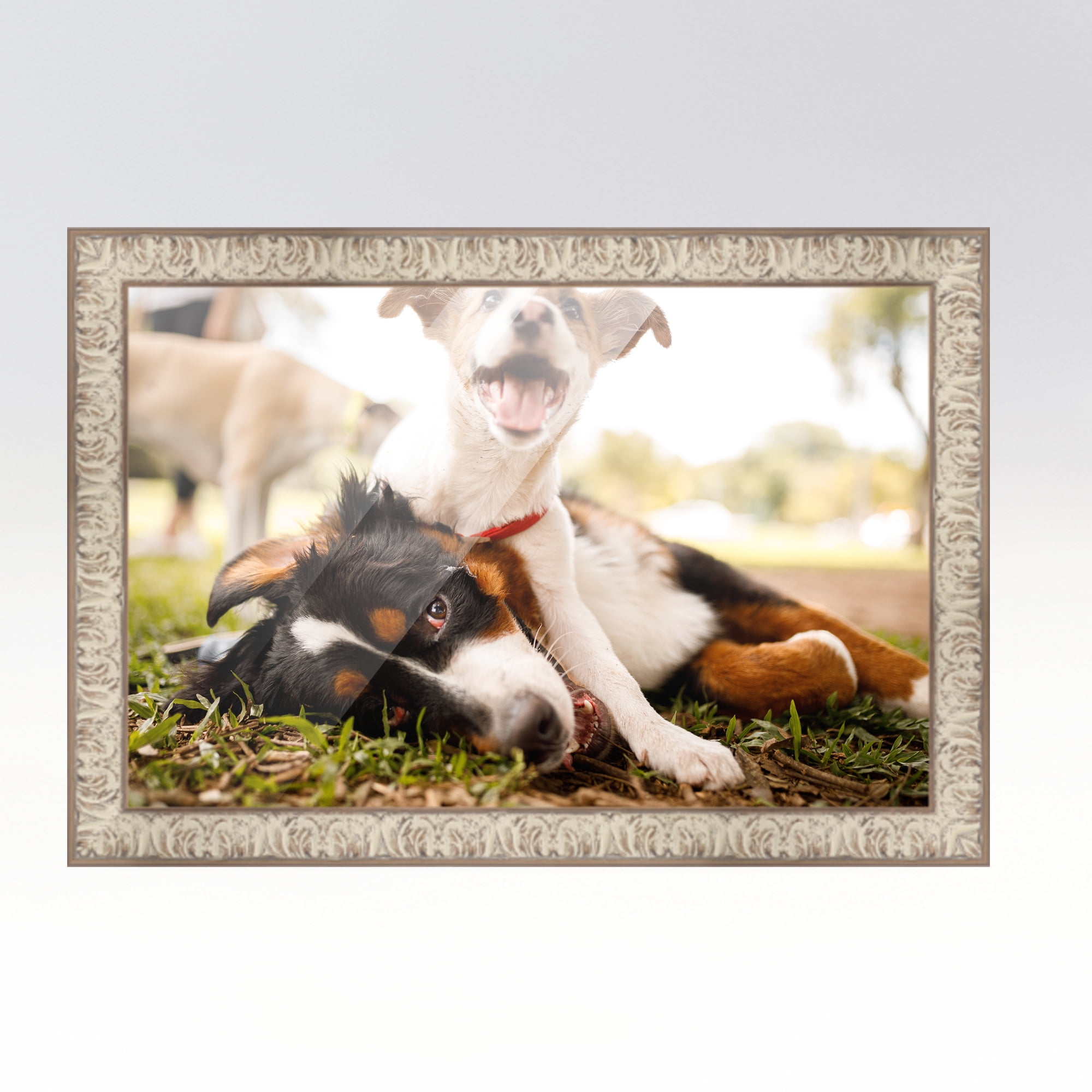 9x24 Frame White Real Wood Picture Frame Width 1.5 inches | Interior ...