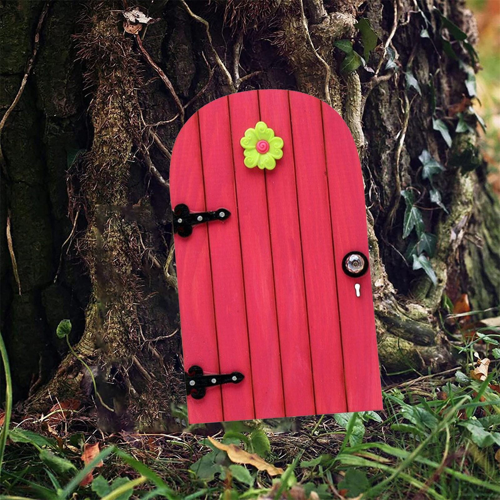 NIUREDLTD Home Decoration Fairy Gate Garden Decorative Tree Hole Wooden ... NIUREDLTD Home Decoration Fairy Gate Garden Decorative Tree Hole Wooden ...