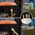 TOOLIOM Generator Adapter Cord 30A Generator Plug to RV Adapter Twist ...